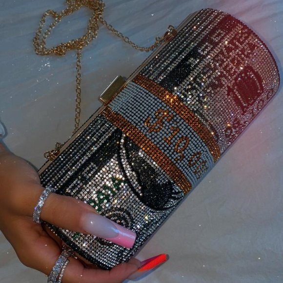 Bags | Bling Money Bag | Poshmark